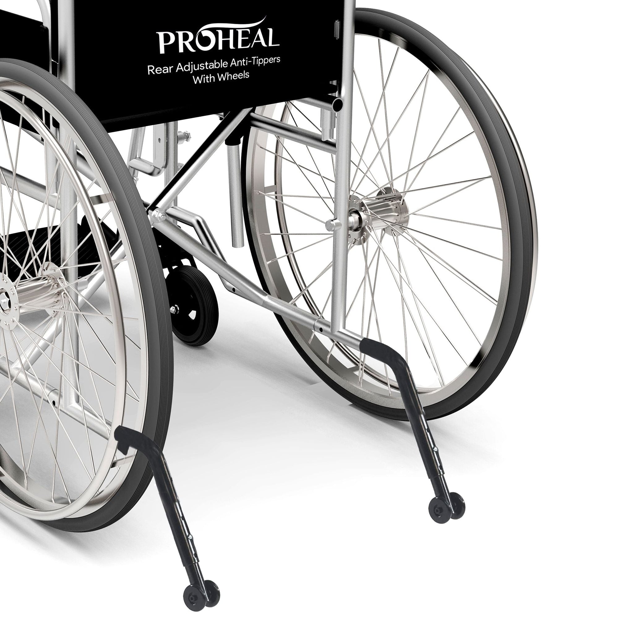 Rear Wheelchair Anti Tippers — ProHeal-Products