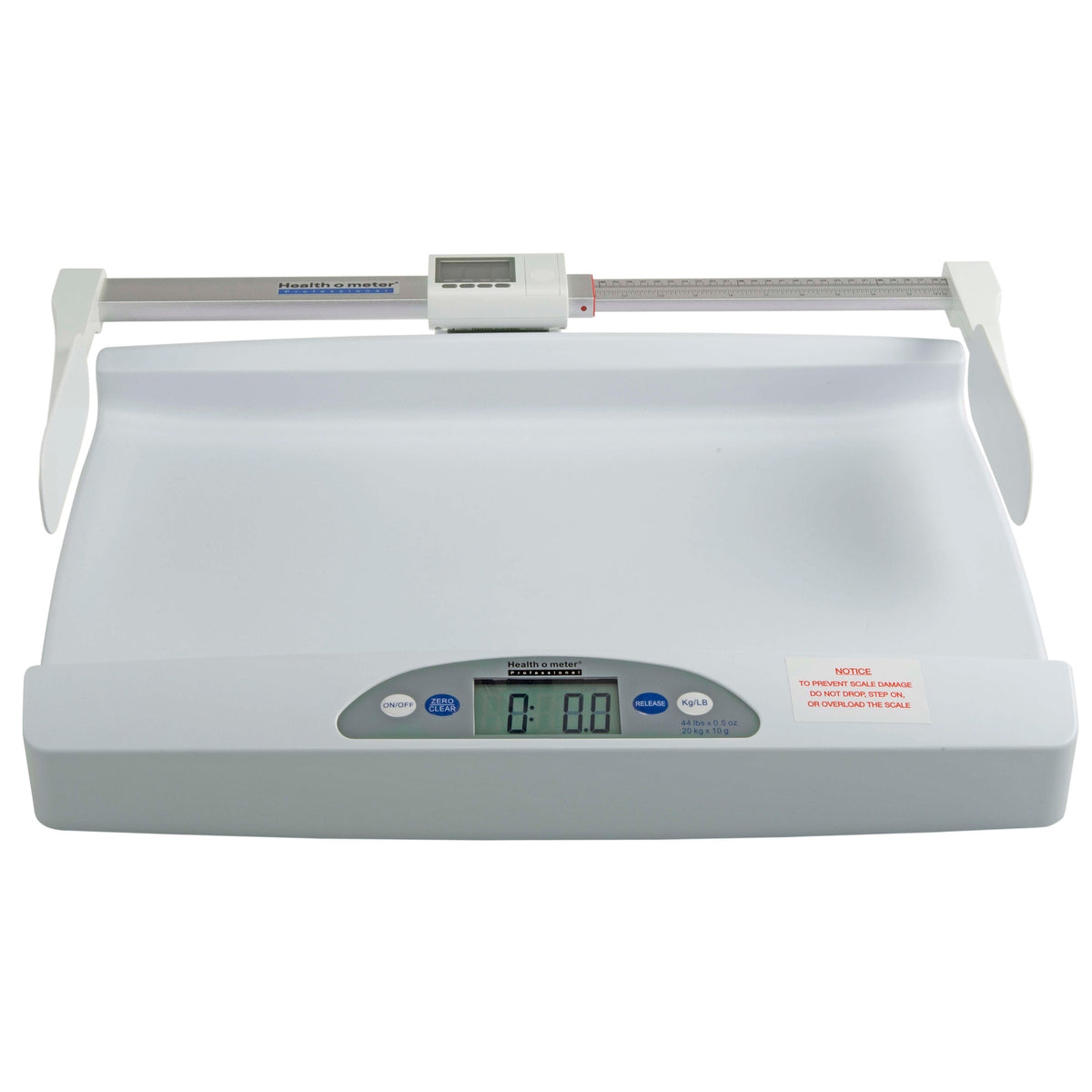 Digital Pediatric Scale with Extra-Wide Tray and Digital Height Rod ...