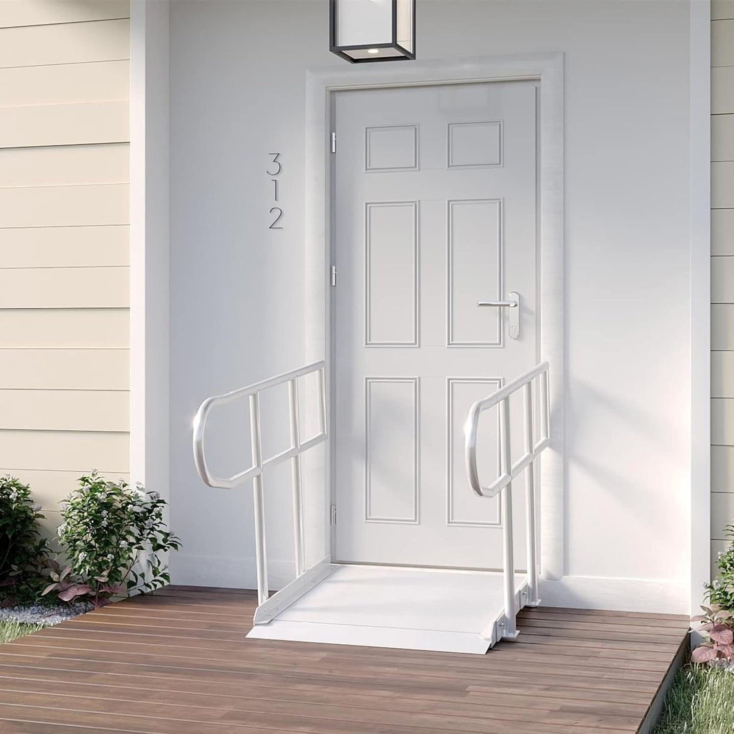 Empower Series Semi-Portable Butt Ramp with Legs and Handrails ...