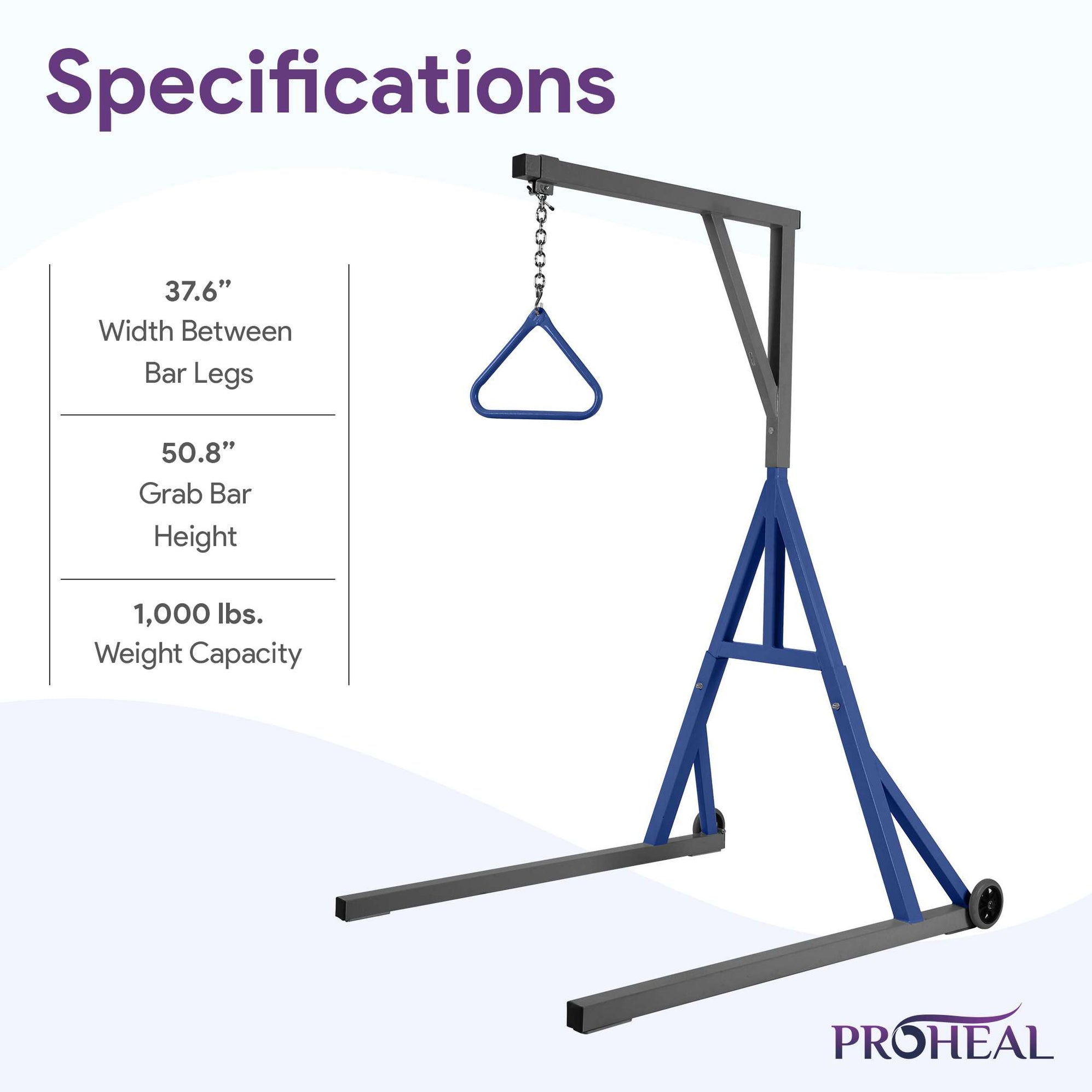 Bariatric Medical Trapeze Bar - 1,000 lb. Capacity for Bed Mobility ...