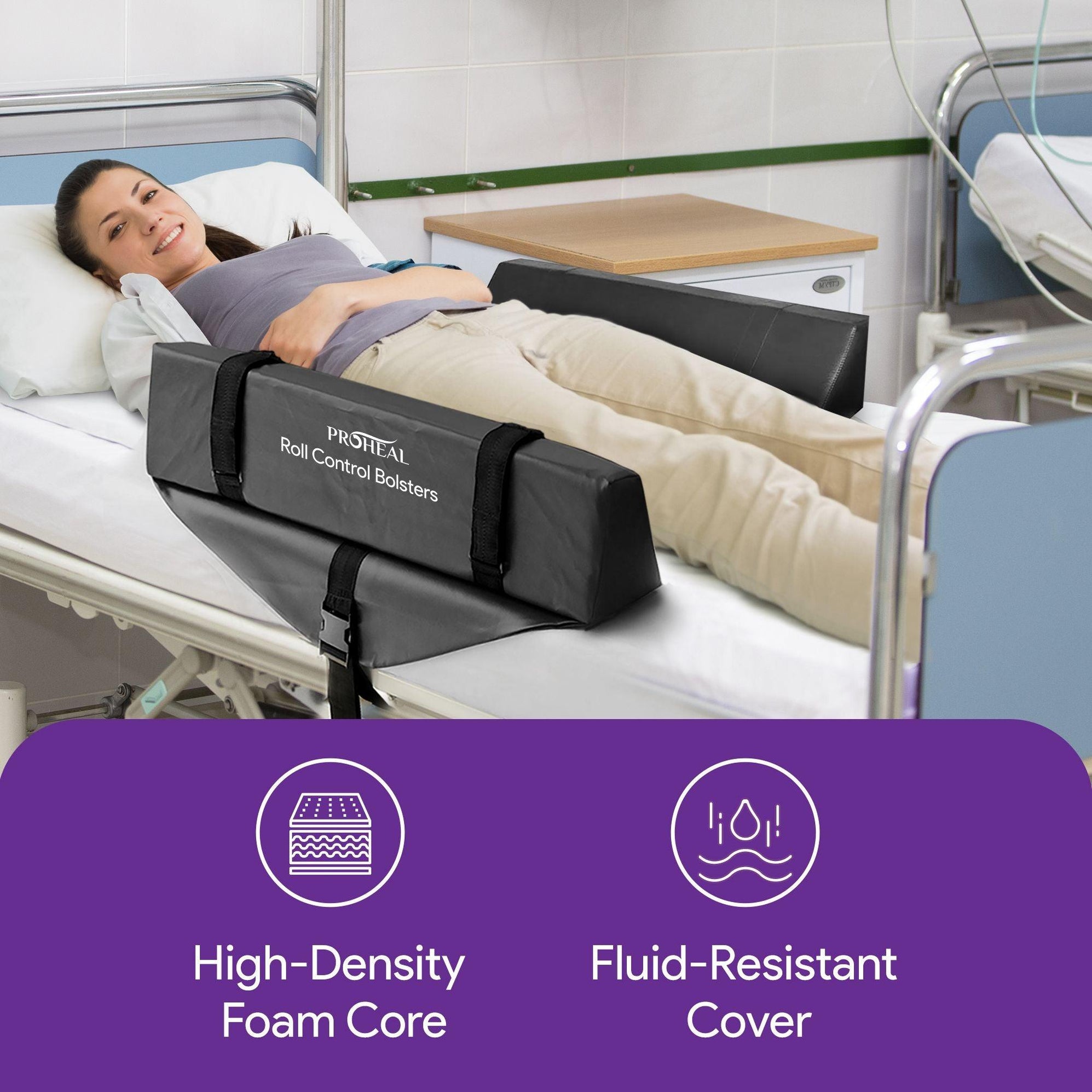 Foam Bed Side Rails For Hospital And Home Mattress — ProHeal-Products