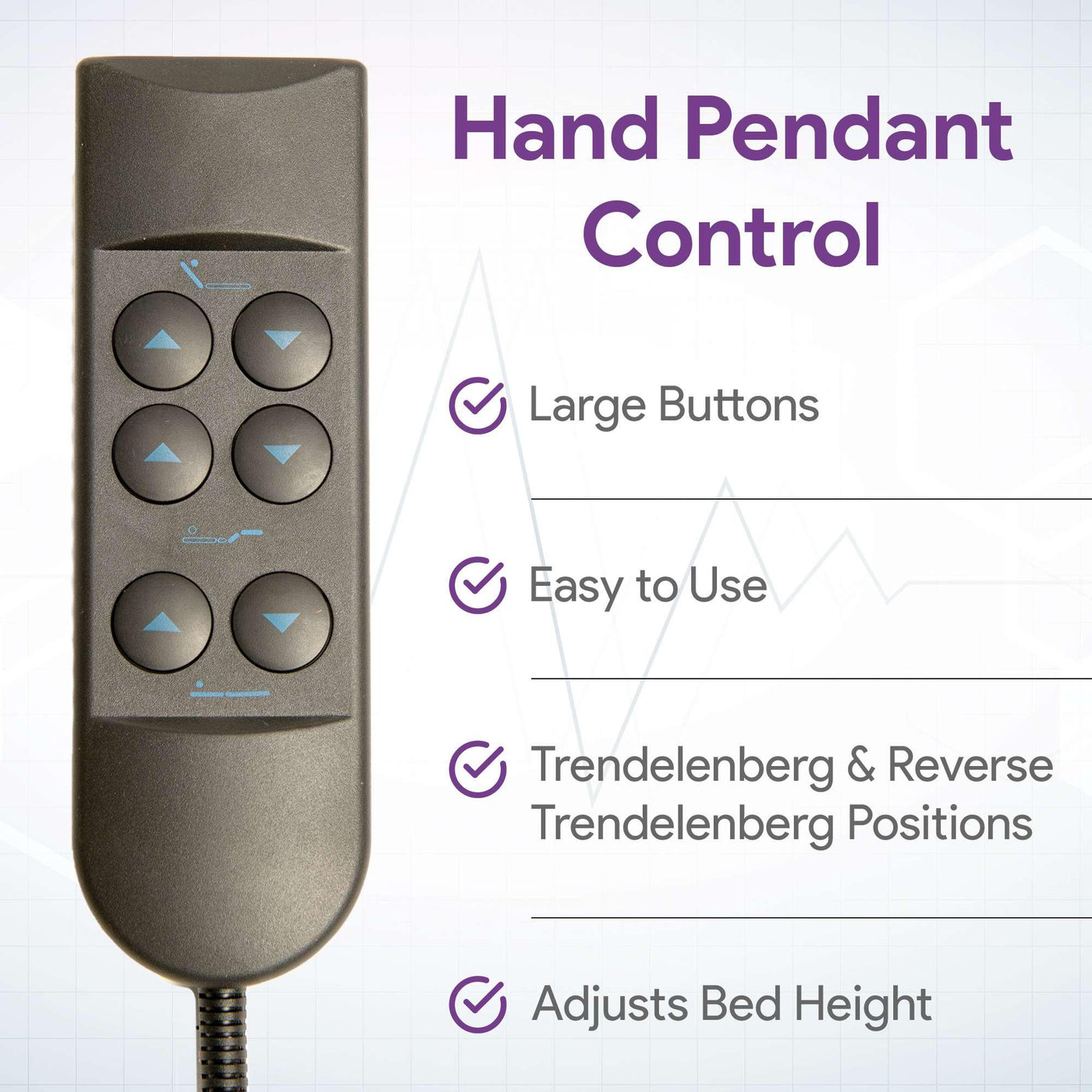 Full Electric Hospital Bed Adjustable Height and Hi Lo — ProHeal-Products