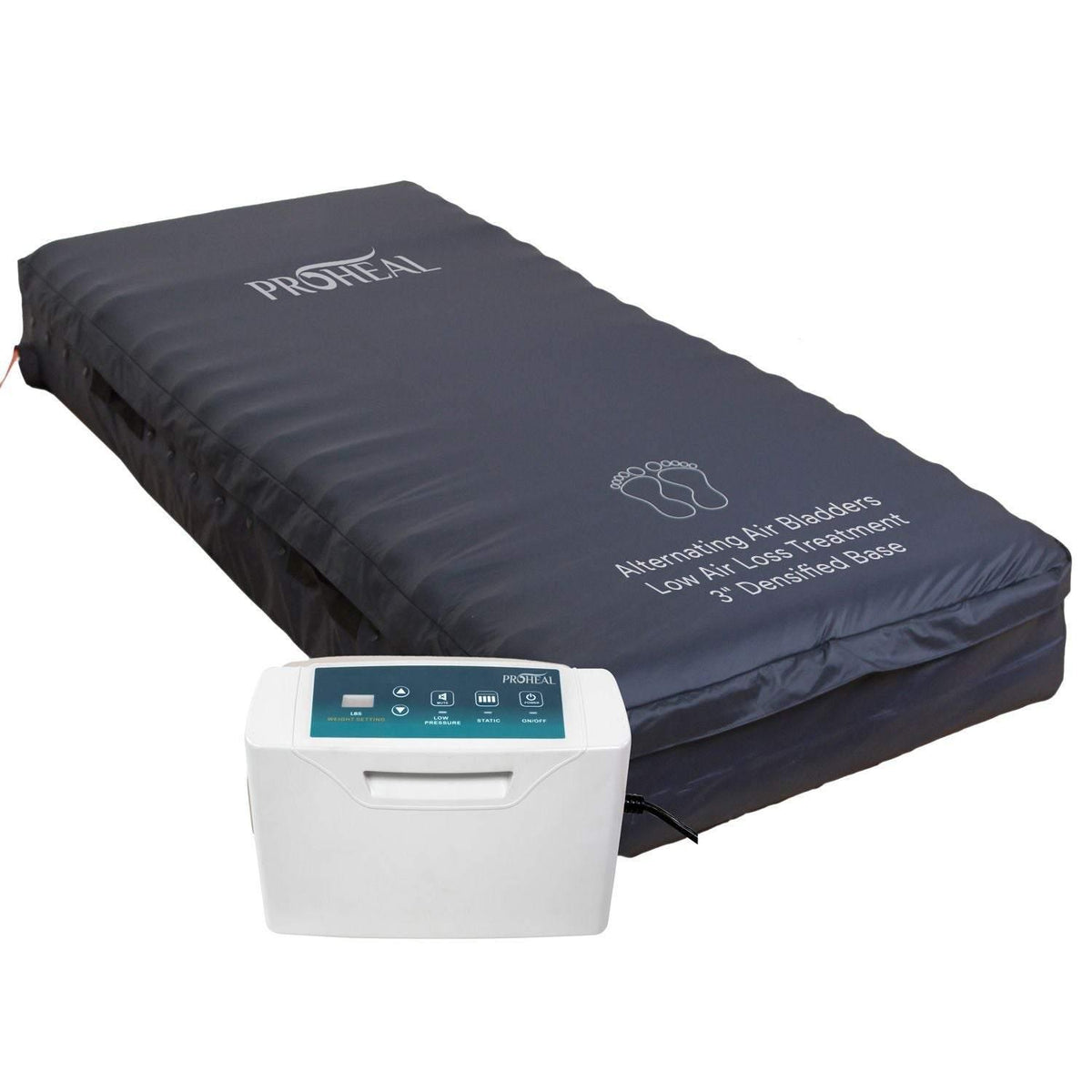 ProHeal Low Air Loss Alternating Pressure Mattress, Digital, 3" Fiber ...