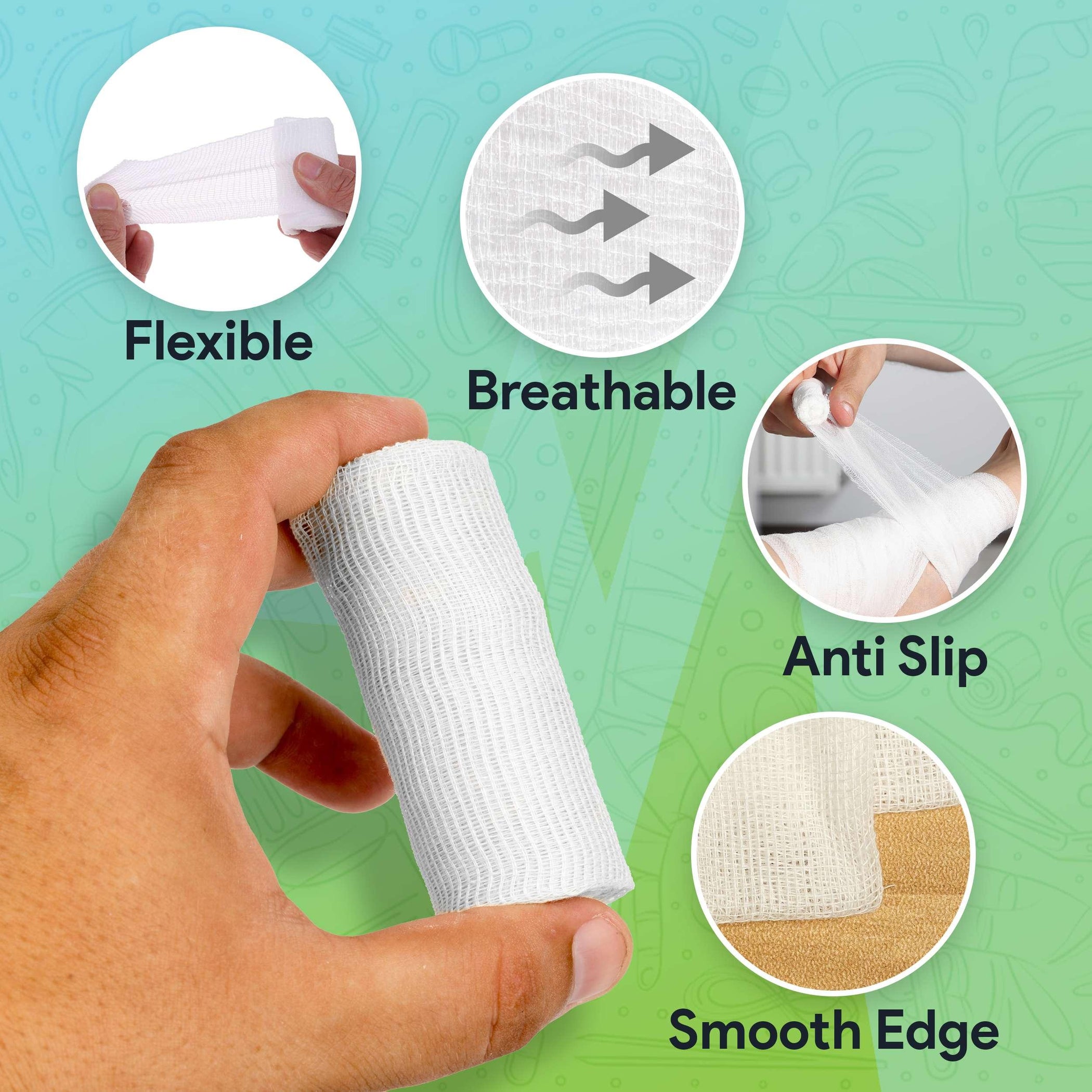 Premium Stretch Gauze Rolls - High-Quality Medical Supplies — ProHeal ...
