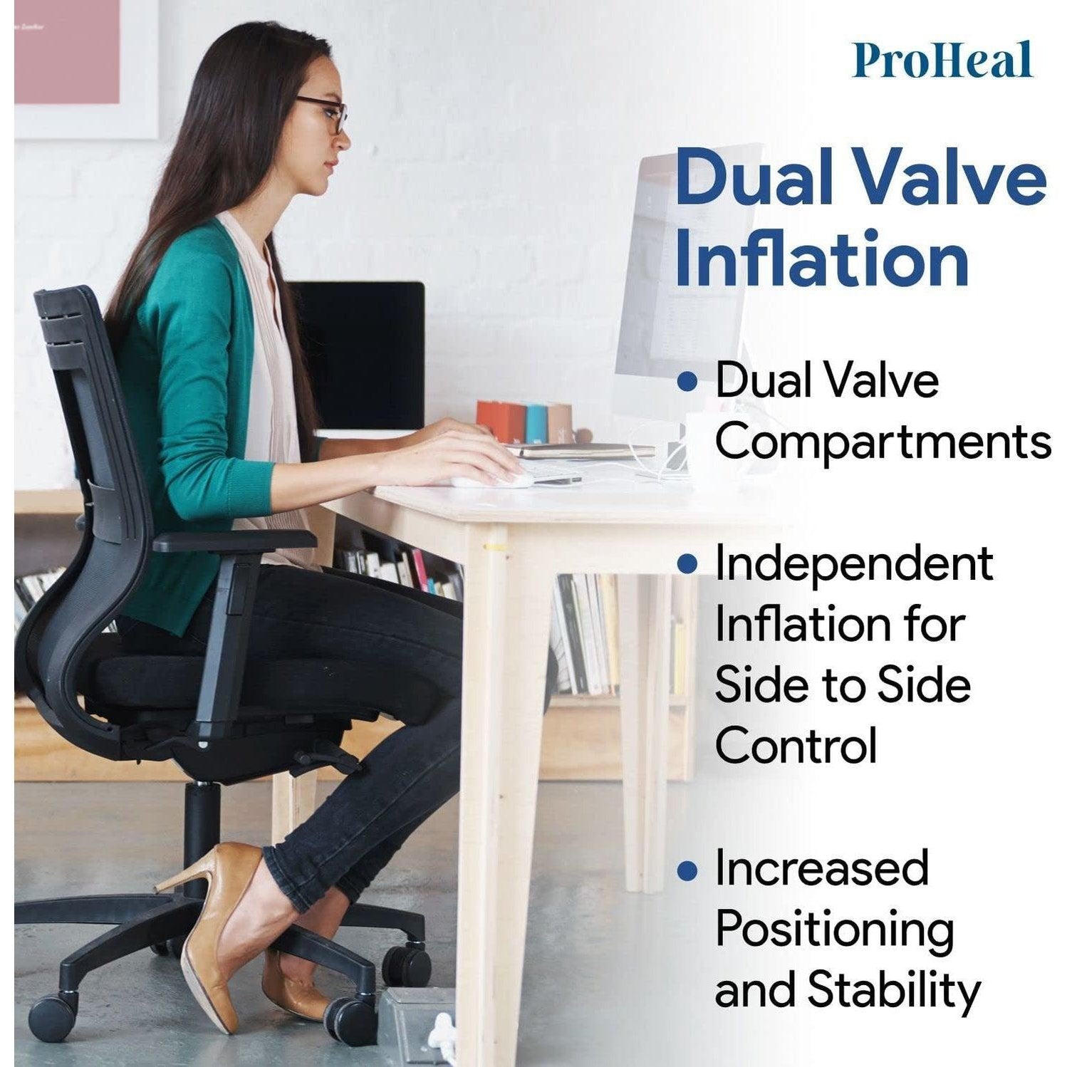 ProHeal Pressure Redistribution Wheelchair Air Cushion — ProHeal-Products