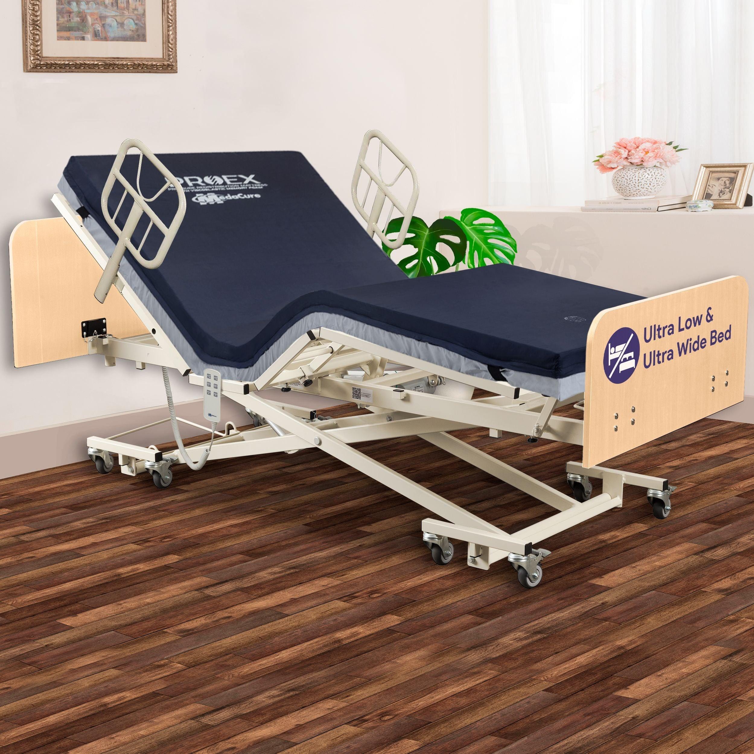 Ultra Low and High Adjustable Electric Hospital Bed — ProHeal-Products