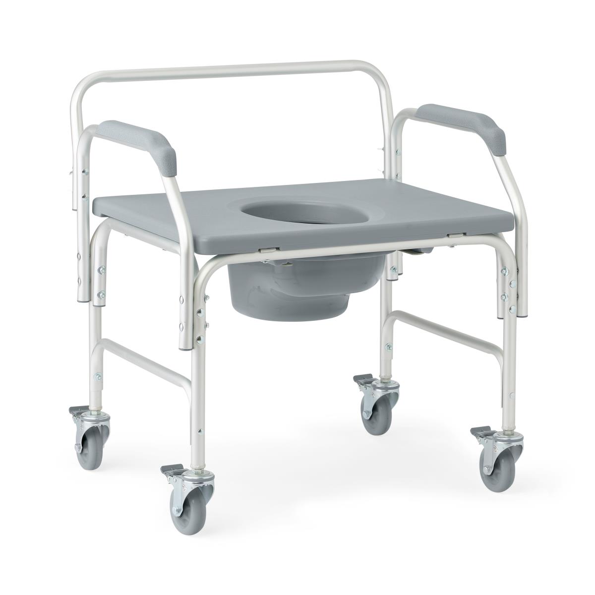 Bariatric Commode with Wheels 1,000lb — ProHeal-Products