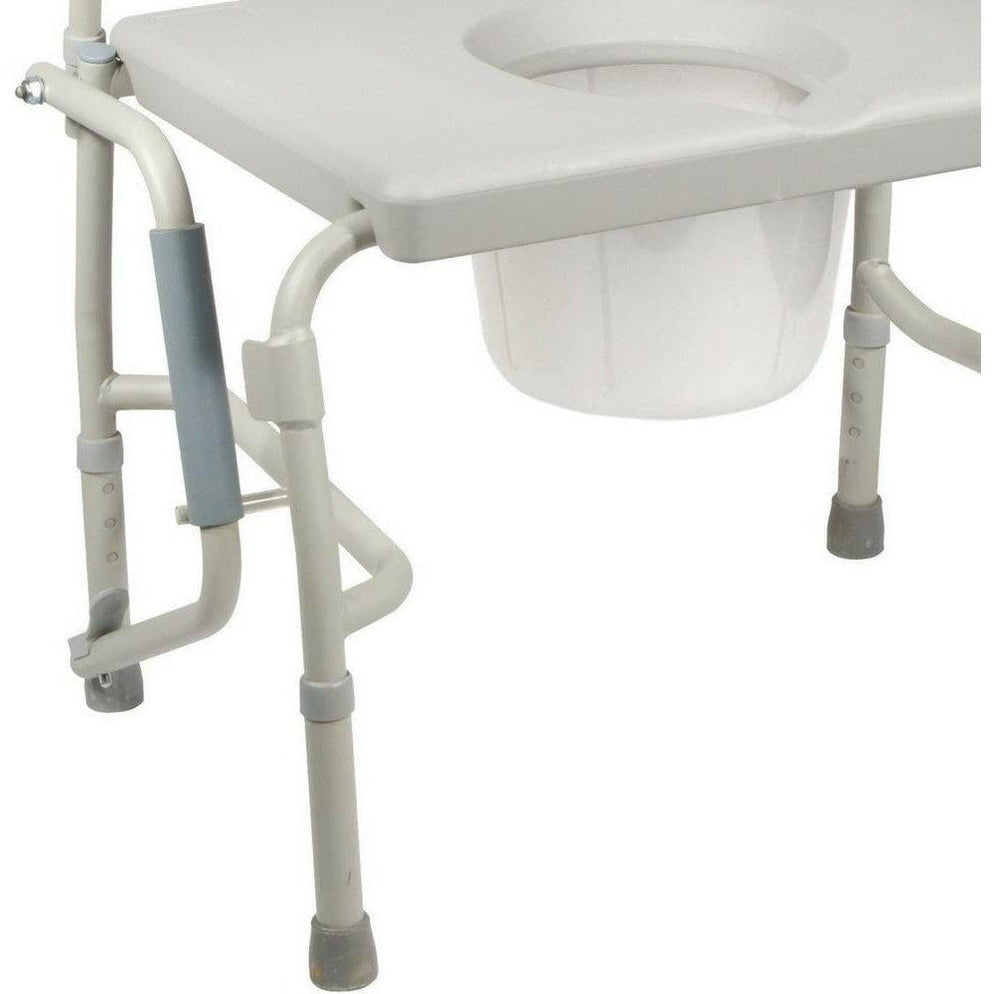 Bariatric Commode Drop Arm 1,000lb Capacity - Comfort and Convenience ...
