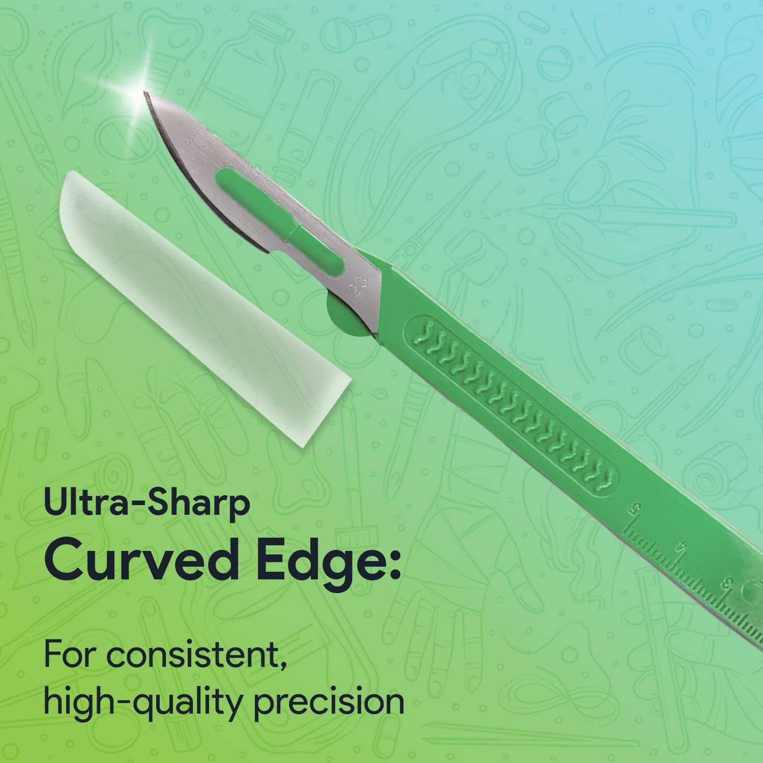 FifthPulse's Disposable Scalpel Knife #23 - Precision, Sterility, and ...
